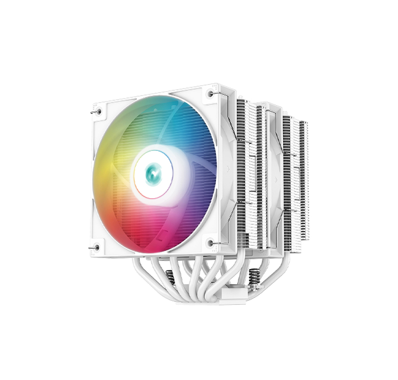 DEEPCOOL AG620 ARGB CPU AIR Cooler – White – gotech